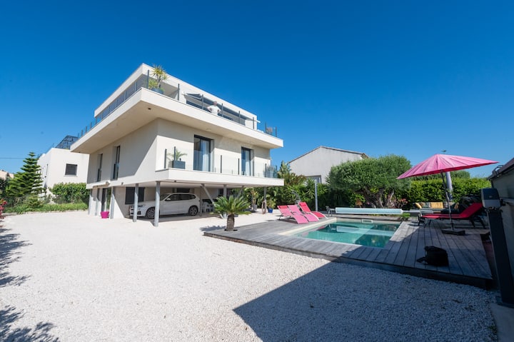 Villa 14 Couchages Vue Mer La Londe Les Maures - La Londe-les-Maures
