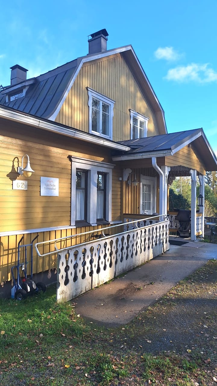 Kolmen Hengen Huone Idyllisessä Villa Soilussa - Mänttä-Vilppula