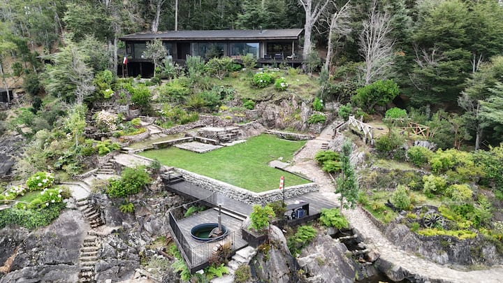 Modern Lake House W Amazing View - Panguipulli