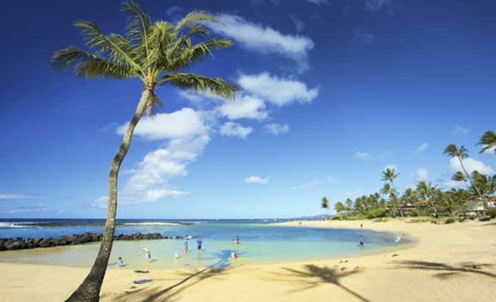 Tiki Villa In Poipu 5 Bd/4bth, Pool & Ac Sleeps16 - Kauai, HI