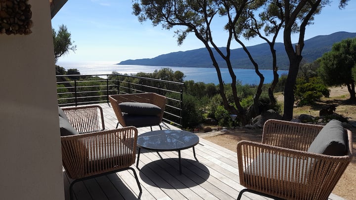 Splendide Villa 70m2, 2 Ch. Vue Mer Et Maquis - Coti-Chiavari