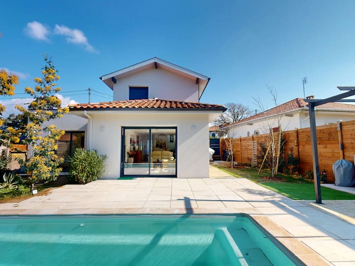 Belle Maison Neuve Avec Piscine - Capbreton