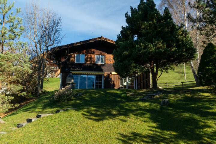 Stilvolles Chalet Mit Sonnenterrasse - Lenk