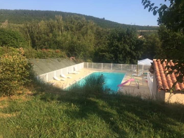 Gite Ardeche Sud Piscine 12 Pers - Villeneuve-de-Berg