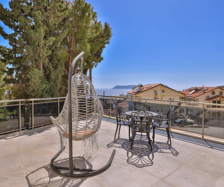 Happy Kaş Apart 1+1 102 Ground Floor, Sea View - Kaş