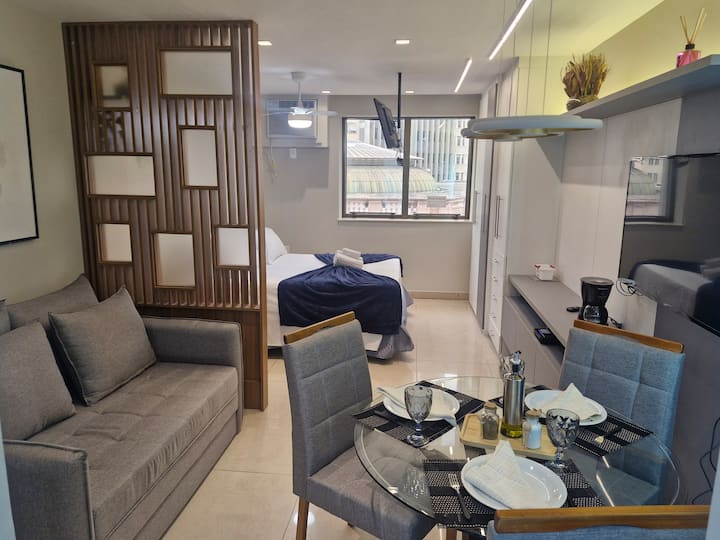 Flat Novo No Coração Do Centro - Prédio C/ Piscina - Río de Janeiro