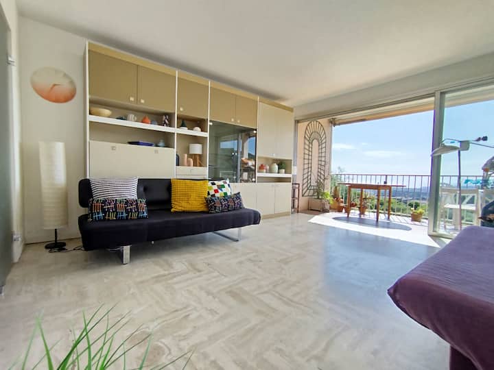 Bel Appartement, Vue Mer - Vallauris