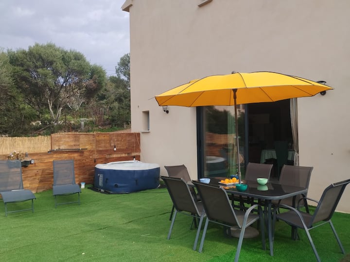 Rez De Villa Avec Spa - Pianottoli-Caldarello