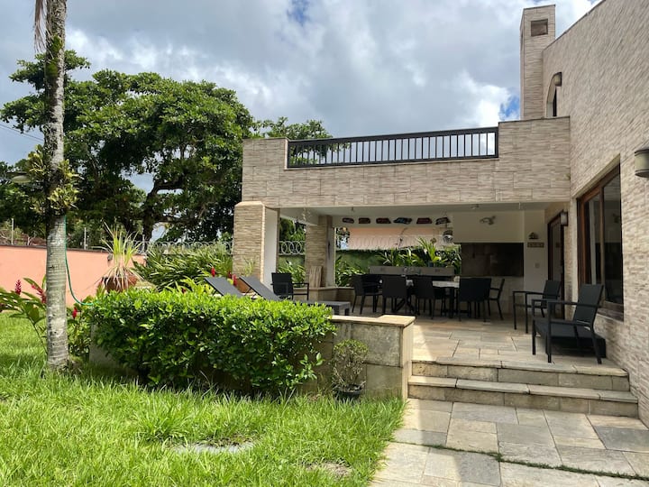 Linda Casa A 250m Praia. - Guarujá