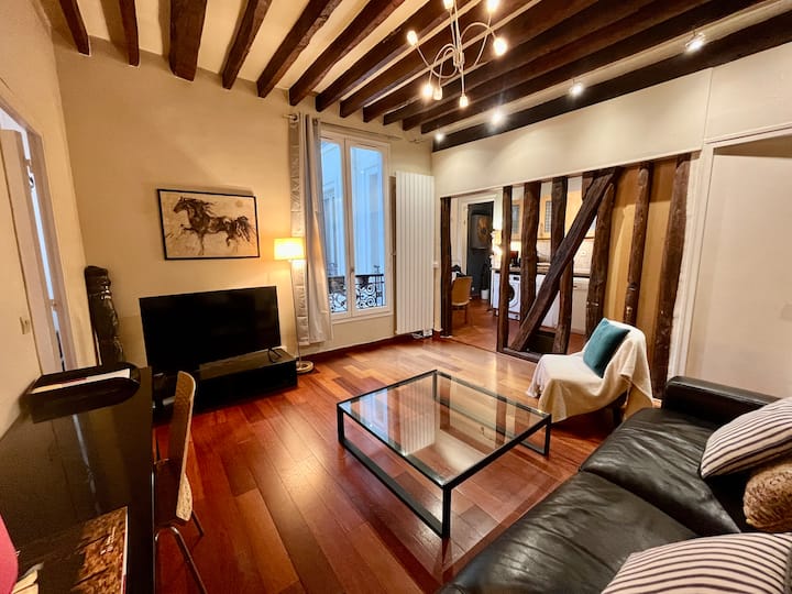 Spacious 1br Rue Du Temple - Paris