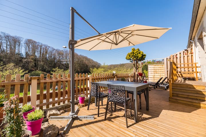 Terrasse, Charme & Nature En Cœur De Lannion - Lannion