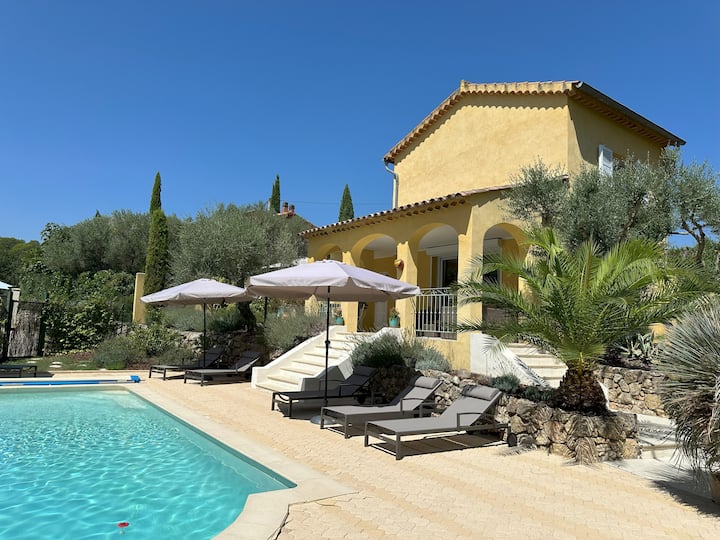 La Villa Ocre En Provence Verte - Lorgues
