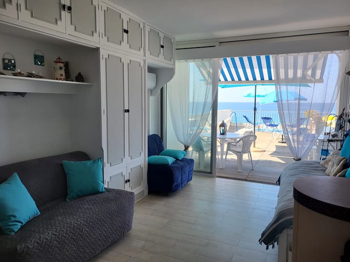 Studio Terrasse Pieds Dans L'eau! - Olmeto