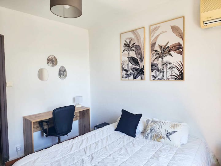 Chambre Palmier - Proche Centre Annecy - Annecy