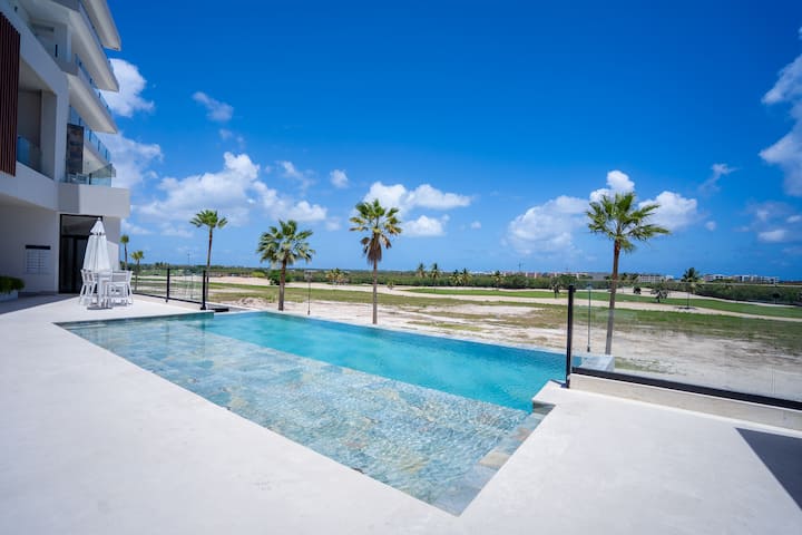 Capcana New 1br+mezzanine Golf View 7min To Marina - Punta Cana
