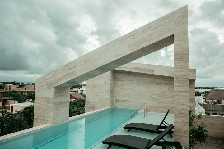 Hermoso 2br - Pool-gym-cine - Tulum