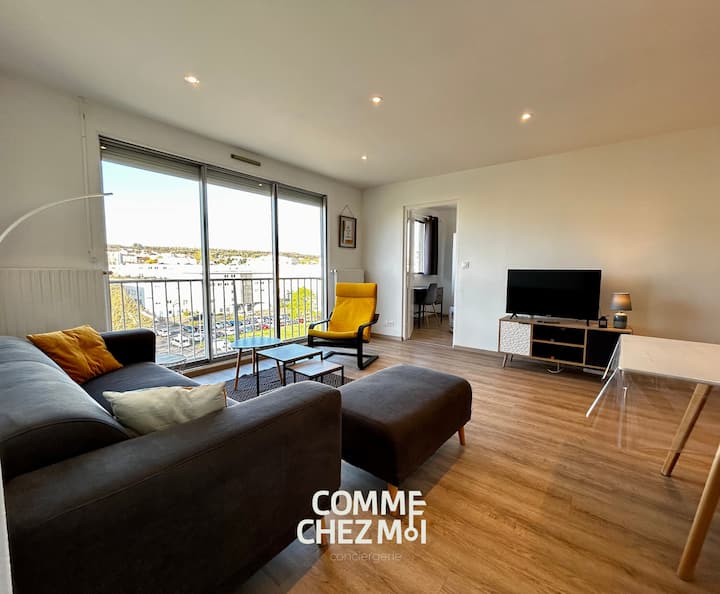 Appartement Spacieux Le Bruxelles + Parking Fermé - Nancy