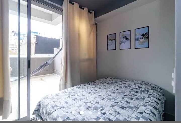 Studio, 8 Passos Do Metro, Wi-fi/ar/academia. - Santo Amaro