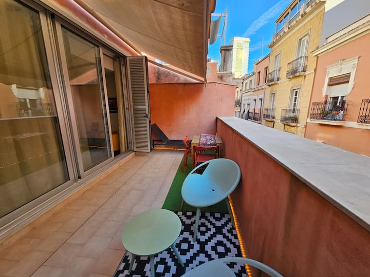 Big Terrace San Francisco Street - Alicante