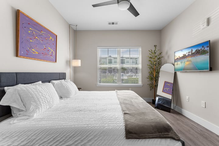 King Bed Apt Pets Allowed Top Amenities Near Parks - Aéroport international d'Orlando (MCO)