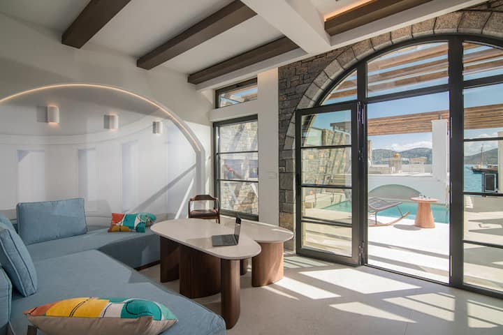 Sea View Private Pool Villa In Elounda Crete - Elounda