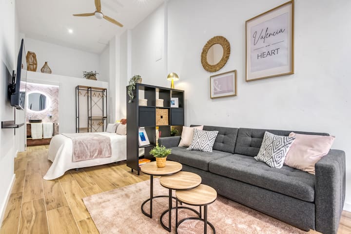 Cozy Loft 4: 4 Pax+2 Beds+wifi+airfryer - Valencia