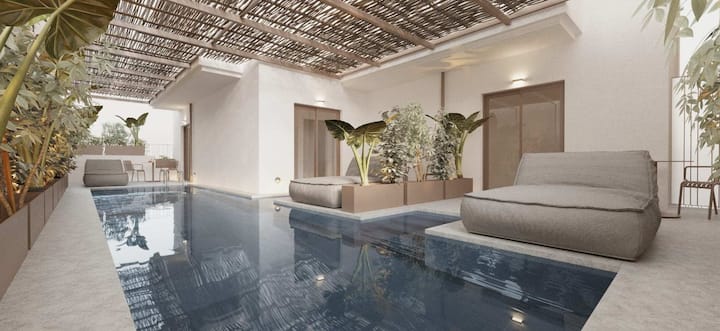 Swim-up Family Suite -Achinos Kalamata Med. Suites - Kalamata