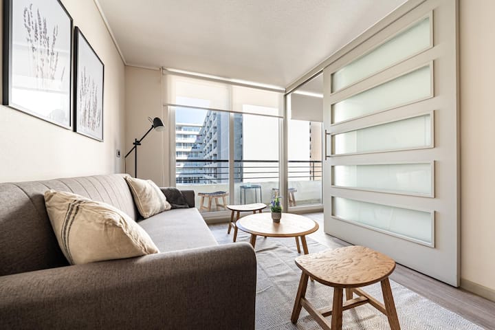 Conectividad, Comodidad Dpto. Full Equipado A/c - Santiago