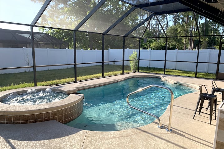 Pool Spa Paradise Close To Beach - Palm Coast, FL