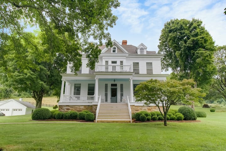 Historic Estate W/ 7 King Suites, Hot Tub, Views - Hot Springs, VA