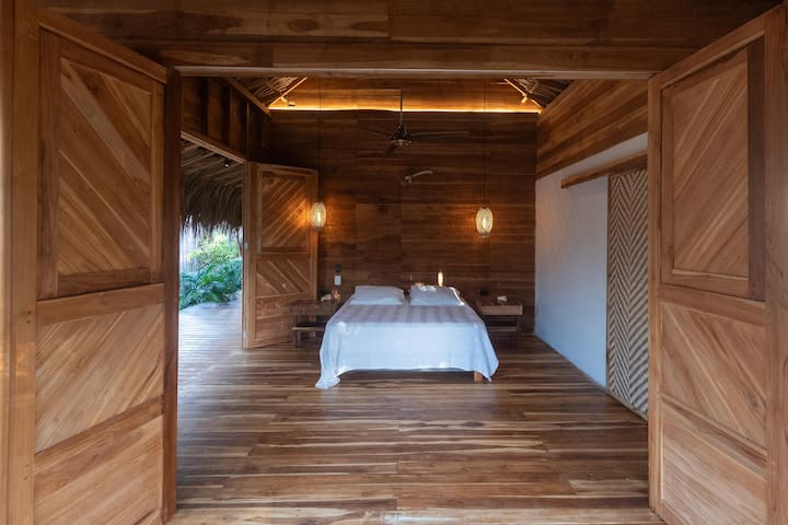 Habitación 3, El Manglar, Hermosa Cabaña En Madera - San Onofre