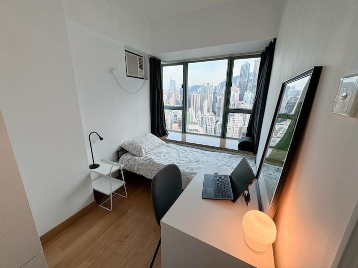 Cozy Room With Amazing City View - Sheung Wan - Sheung Wan