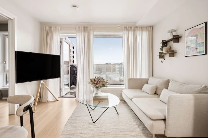 Moderne Og Koselig Leilighet - 트롬쇠