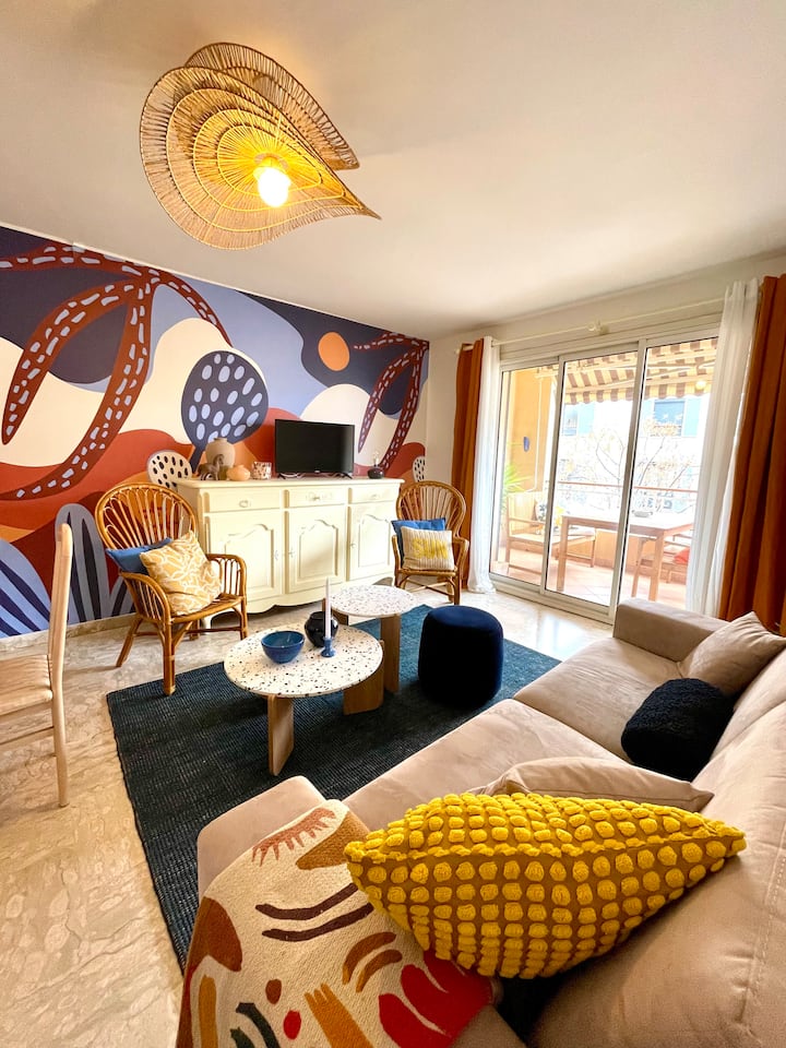 Le Majorelle - T2 50m2 Parking Terrasse - Sanary-sur-Mer