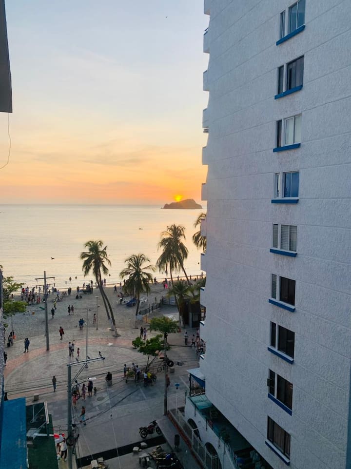 Super Apartamento Rodadero Palanoa 64 Vista Al Mar - Santa Marta, Colombia