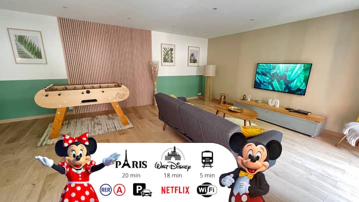 Logement Cozy Avec Jardin à 20min De Paris/disney - Champs-sur-Marne