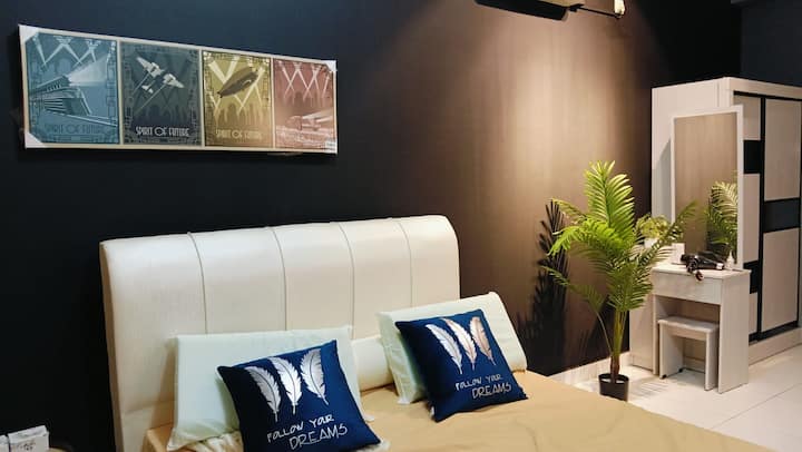 Sunwaycollege Near2min |Mount Austin·studio 4pax - Johor Bahru