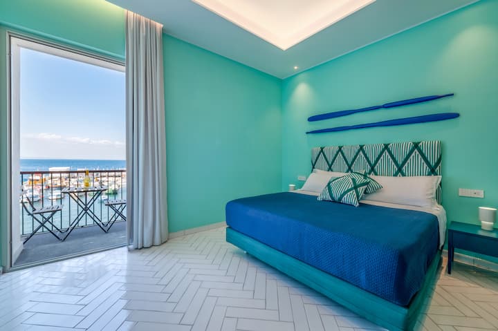 Vista Mare Con Balcone Privato - Sorrent