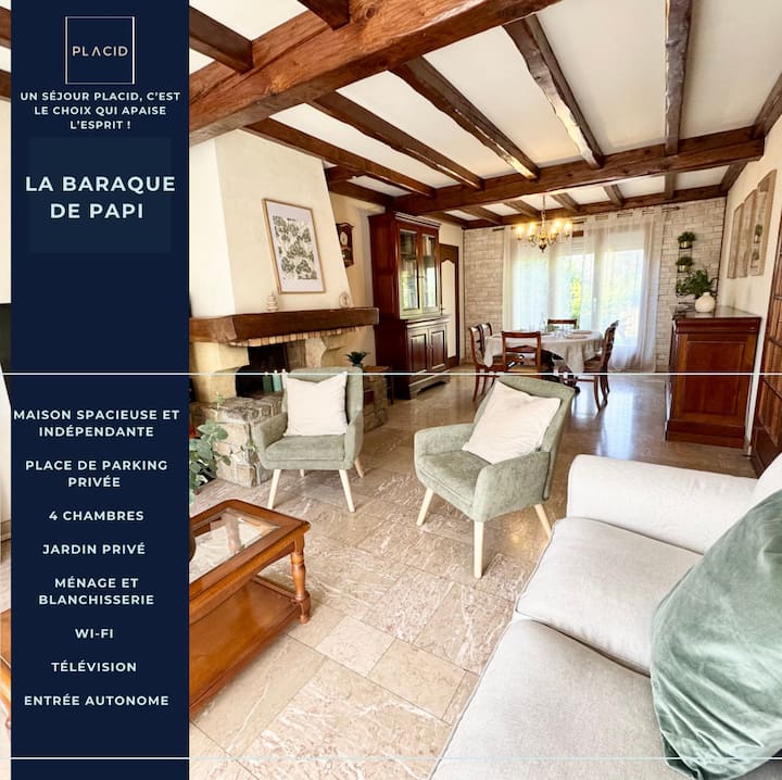 La Baraque De Papi- Jardin Privé - Calais