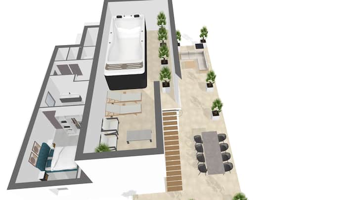 Cs Skyline Rooftop Spa De Nage - Palavas-les-Flots
