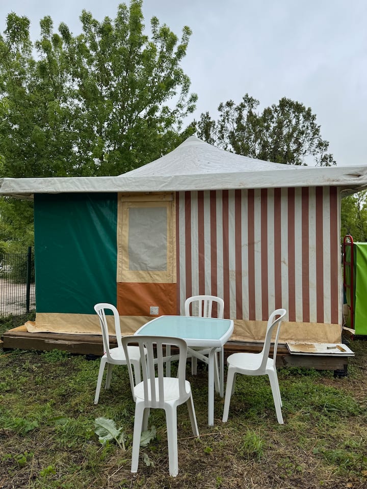 Cabane Toilée Trigano Vue Fleuve - Charron