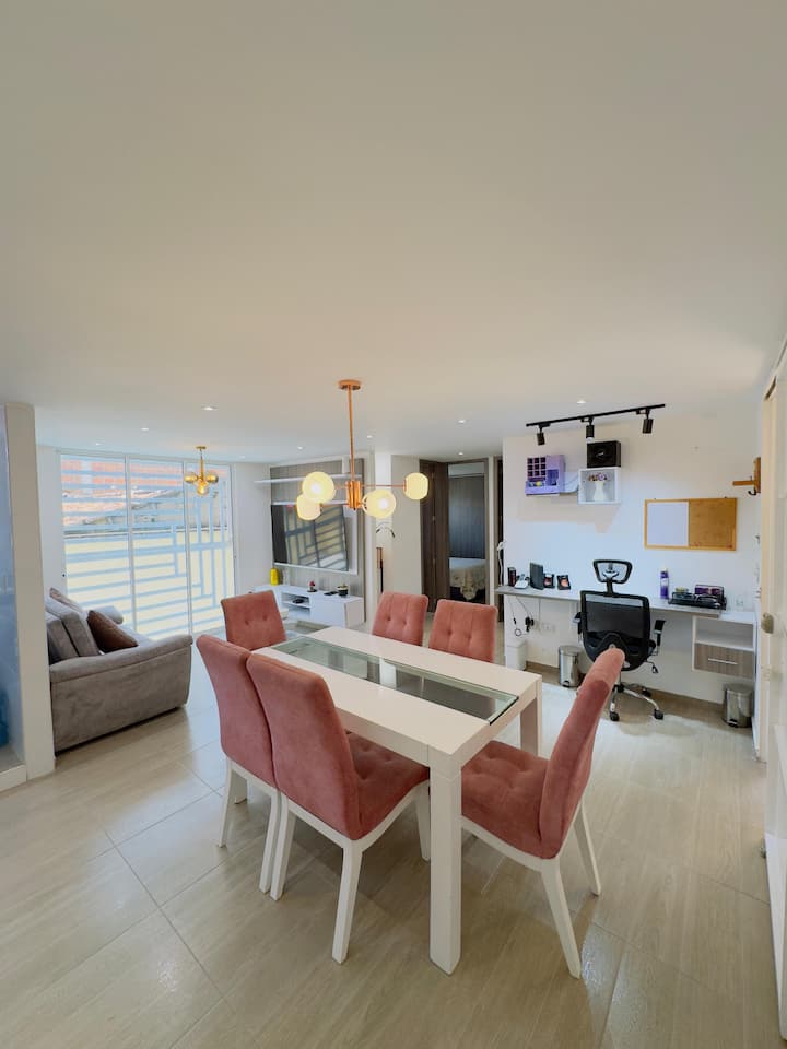 Apto Moderno Wi-fi Cerca Estadio Y Universidades - Floridablanca