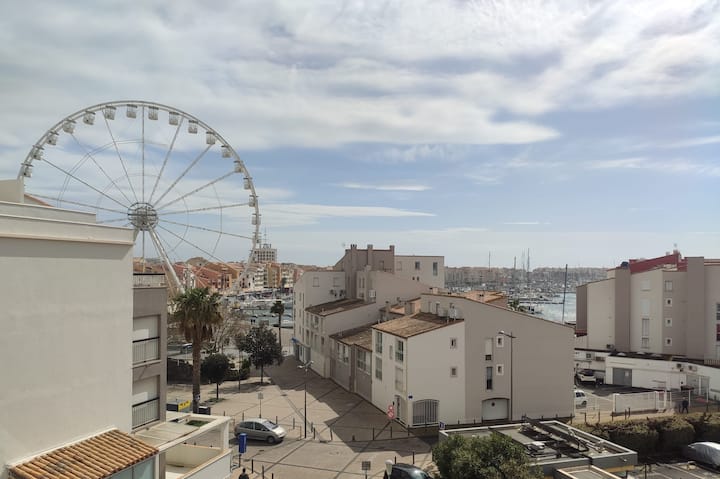 T2 Climatisé Au Port Cap D'agde - Marseillan