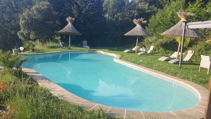 Mas Provençal à Flan De Colline - Bollène