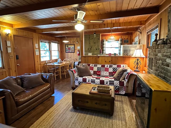 1955 Knotty Pine Old Time Cabin - Long Barn, CA