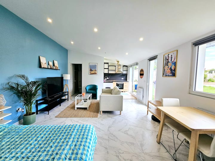 Grand Studio Privé Avec Jardin Et Terrasse - Sainte-Geneviève-des-Bois