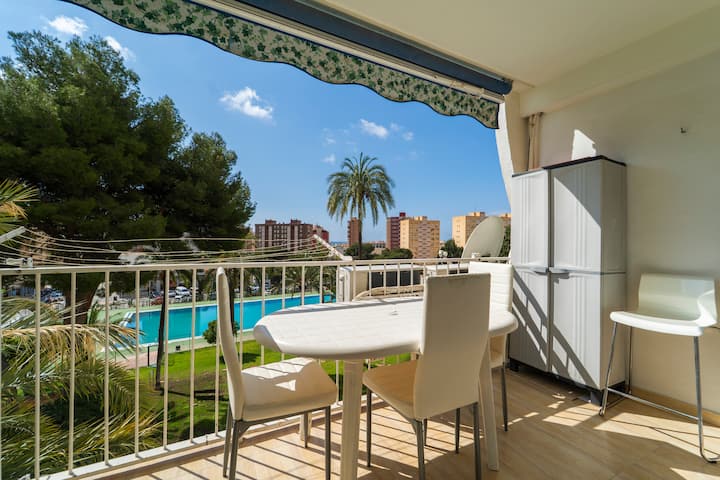 Apart Benidorm Piscina, Vistas Y Cerca De La Playa - Benidorm