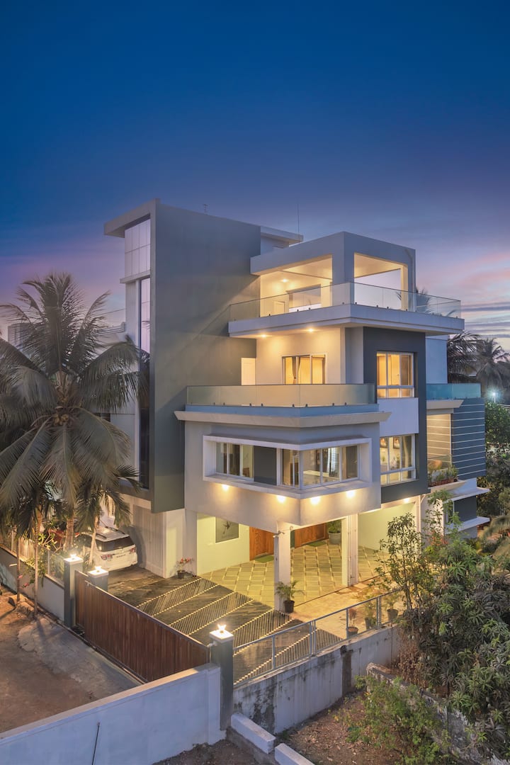 4 Br Cozy Villa In Alibaug With Pool Table - Alibag
