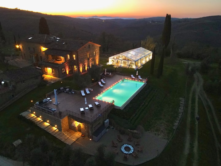 Villa Esclusiva| Piscina Sfioro | Sauna | Braciere - Rapolano Terme