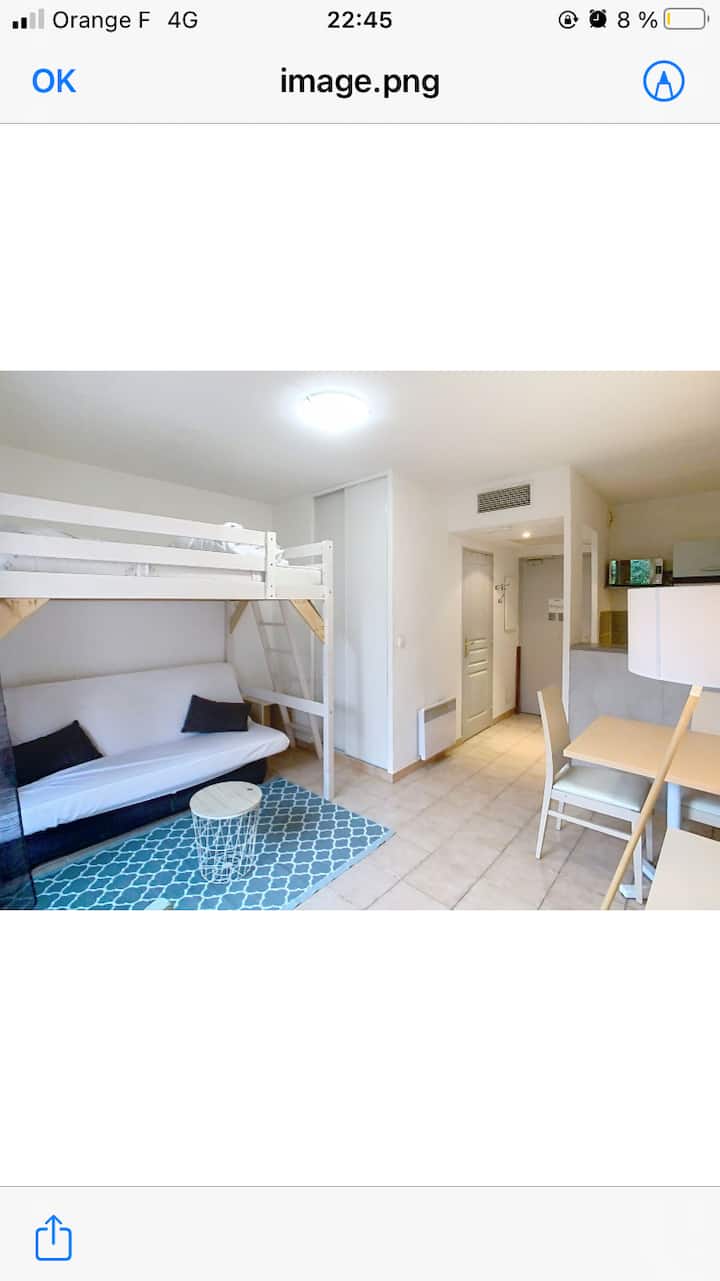 Studio Cosy Avec Piscine - Mouans-Sartoux